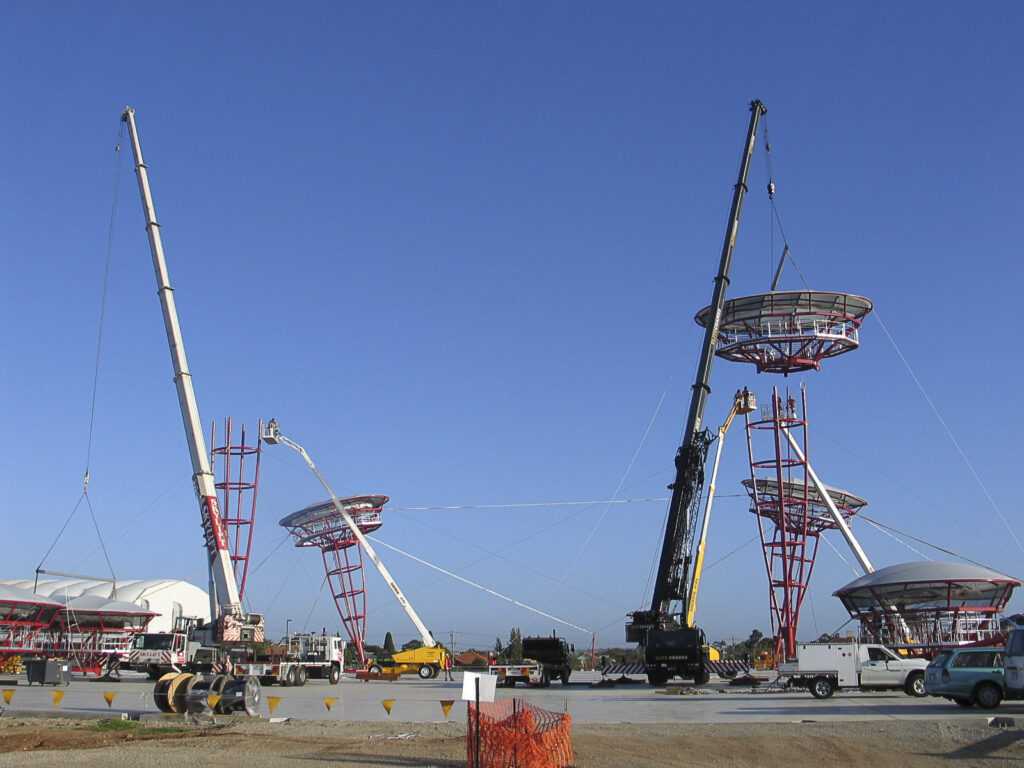 The Grand Pavilion, Melbourne Showground’s – Oasis Tension Structures
